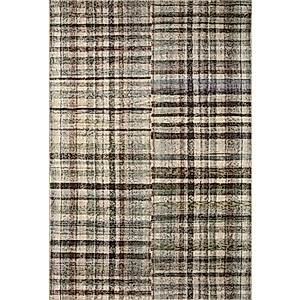 Loloi Chris Loves Julia Humphrey Collection HUM-03 Forest/Multi 7'-3'' x 9'-3'' .38" Pile Height, Area Rug feat. CloudPile