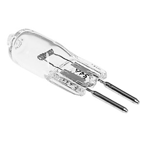 SQXBK 10PCS G5.3 Halogen Bulbs 24V 50W Halogen Bulbs JC Bi-Pin Base Light Halogen Lamp Halogen Light Bulb Halogen Light Bulb for Scented Lamps Tart Oil Warmers Home Lighting Clear Glass Lens