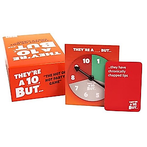 They're a 10 But...The Hot or Not Party Game - Fun Card Games for Adults by What Do You Meme®