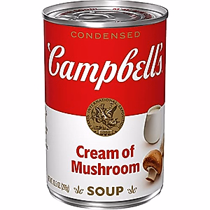 Campbell's Condensed Soup, Cream of Mushroom, 10.5 Ounce