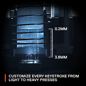 SteelSeries Apex Pro Mini Mechanical Gaming Keyboard – World’s Fastest Keyboard – Adjustable Actuation – Compact 60% Form Factor – RGB – PBT Keycaps – USB-C (Renewed)