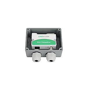 LINOVISION EOC Transmitter with Waterproof Enclosure, Used with EOC Receiver or EOC Switch for Upgrading Analog Surveillance System to IP Surveillance System