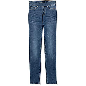 Amazon Essentials Women's Stretch Pull-On Jegging (Available in Plus Size), Medium Blue, 10 Long