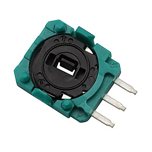 VKLSVAN 10PCS B10K Replacement Trimmer Potentiometer Sensor for PS3 PS4 Switch Controllers Green Rocker Repair Parts for Thumb Stick Analog Joystick