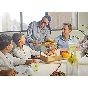 Lekue Bagel Maker with 6 Individual Bagel Molds, Brown