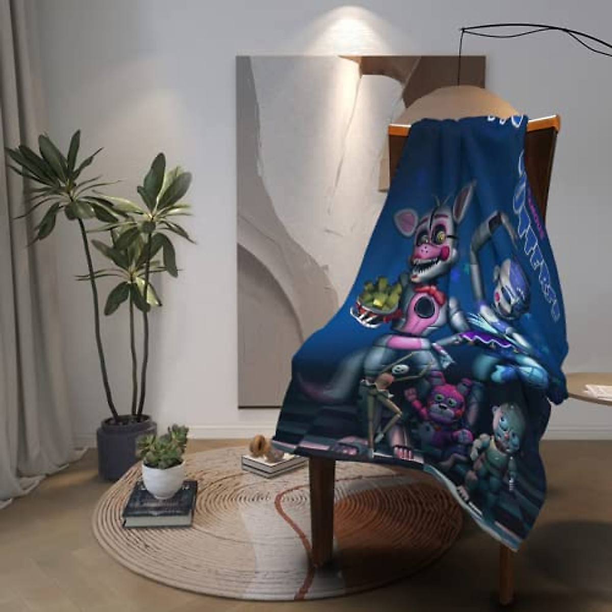 Horror Game Series Throw Blankets Ultra Soft Flannel Bed Throws Home Decor for Sofa Couch Chair Bedroom Living Room All Season