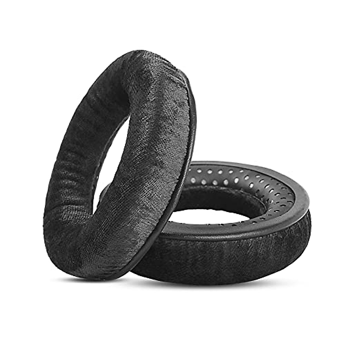 Upgrade Black Velvet Replacement Ear Cushion Earpads Compatible with Beyerdynamic DT990/dt990 pro / DT880 / DT770/PRO Headphones Memory Foam Ear Cups
