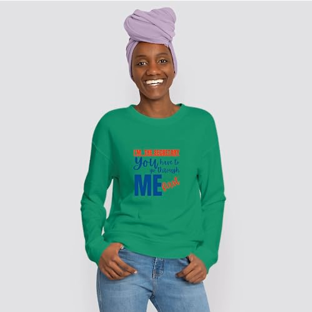 Funny Clerk Assistant Gift for Women Girls Secretary Go Through First Grey and Muticolor Unisex Long Sleeve T Shirt