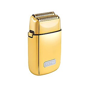 Kemei Cordless Metal Double Electric Shaver Razor for Men Close Electric Shavers, Type-C Rechargeable for Wet/Dry Shaving
