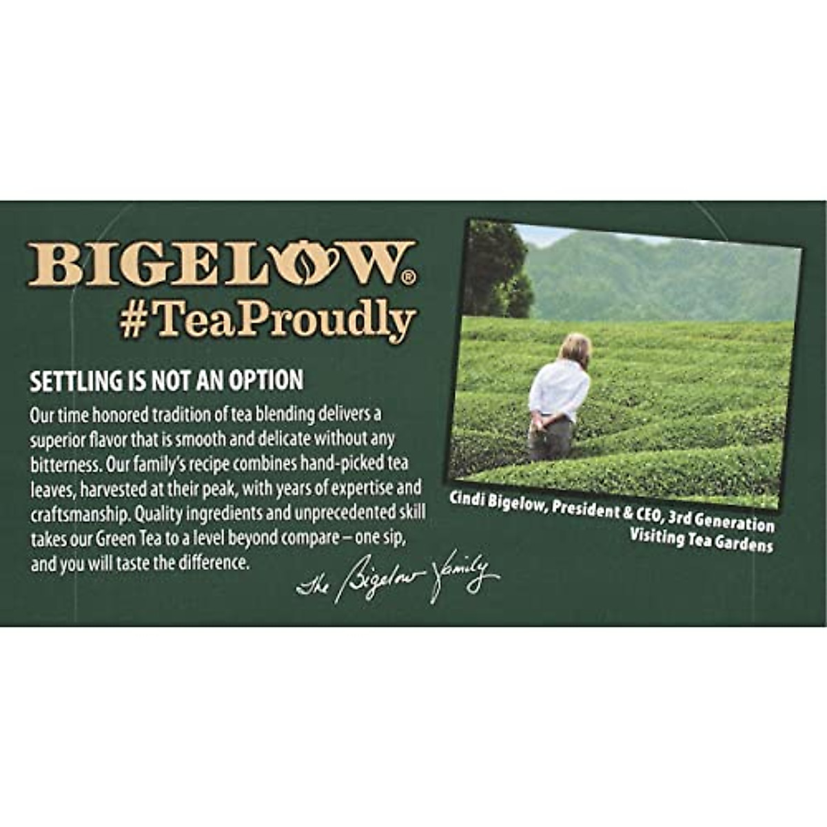 Bigelow Green Tea w/ Peach Tea Bags, 20 ct