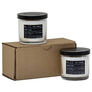 Lulu Candles | Spiced Vanilla | Luxury Scented Soy Jar Candle | Hand Poured in The USA | Highly Scented & Long Lasting (6 Oz. 2 Pack)