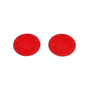 OSTENT 6 x Analog Joystick Button Pad Protector Case for Microsoft Xbox One Controller - Color Red