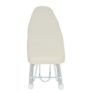 Household Essentials Basic Sleeve Mini Ironing Board | Natural Cover and White Finish | 4.5" x 20" Ironing Surface