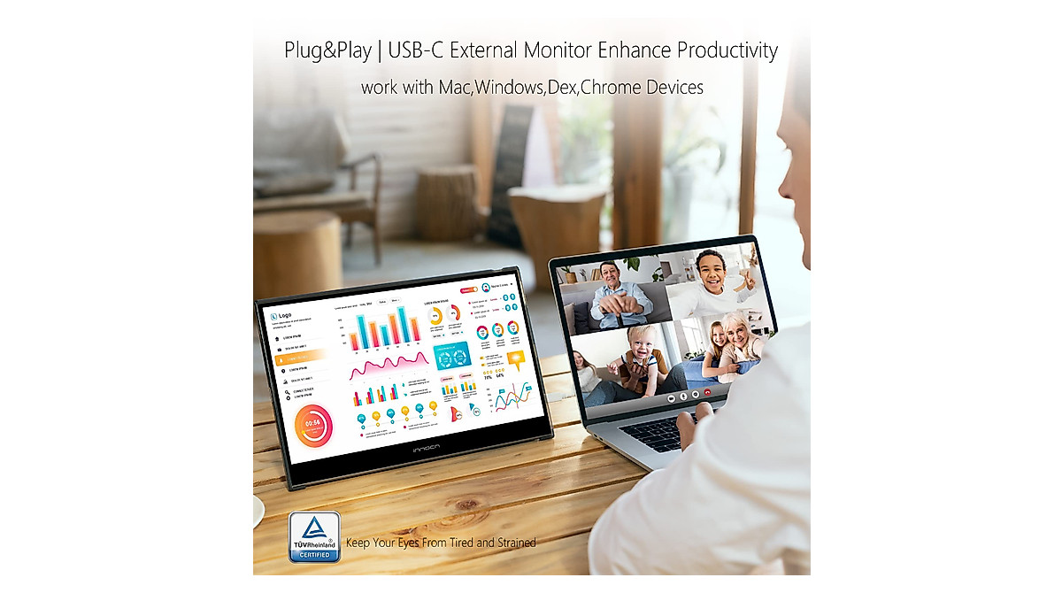 INNOCN 15.6" OLED Portable Monitor - Perfect for Creators