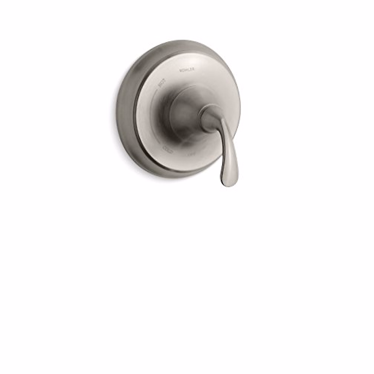 Kohler TS10277-4-BN K-TS10277-4-BN FORTE Sculpted Rite-Temp valve trim VIBRANT BRUSHED NICKEL, 1