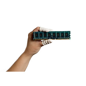 Bertech Anti-Static Nitrile Finger Cots, Powder-Free, 4 Mil Thick, Extra Large, White