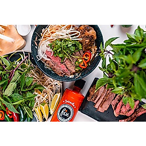 Fix Hot Sauce Variety Pack - Signature Sriracha Sauce, Lemongrass Sriracha, Habanero Ginger, & Hot Hoisin Sauce - Non GMO, Vegan, Gluten Free, Great on Pizza, Hamburgers & Tacos - 10 Oz, 4-Pack