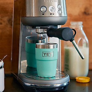 YETI Rambler 8 oz Stackable Cup, Stainless Steel, Vacuum Insulated Espresso Cup with MagSlider Lid, Big Sky Blue