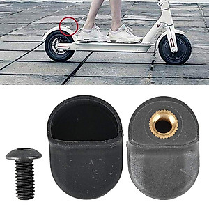 VGEBY Rear Fender Hook, Rear Fender Hook & Gel Sleeve Electric Scooter Replacement Part Accessory Fit for M365 Electric Scooter(Black) Electric Scooter Accessories Electric