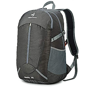 NEEKFOX 30L Hiking Backpack Foldable Lightweight Packable Sports Travel Daypack