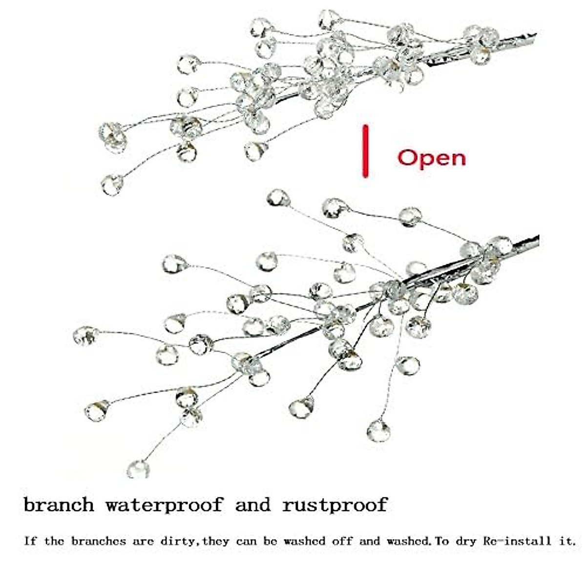 GDNS Dandelion Chandelier Firework Chandeliers LED Light Crystal Pendant Lighting Ceiling Light Fixtures Chandeliers Lighting,Dia 23.5 inch