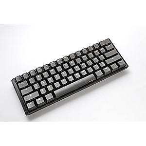 Ducky One 3 Mini Aura Clear Black 60% Hotswap RGB LED Double Shot PBT Mechanical Keyboard Cherry MX Brown