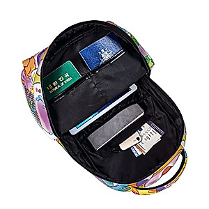 Cartoon Backpack School Backpack Unisex Travel Laptop Durable Multifunctional Shoulders Bag School Bag For Men Women Kids