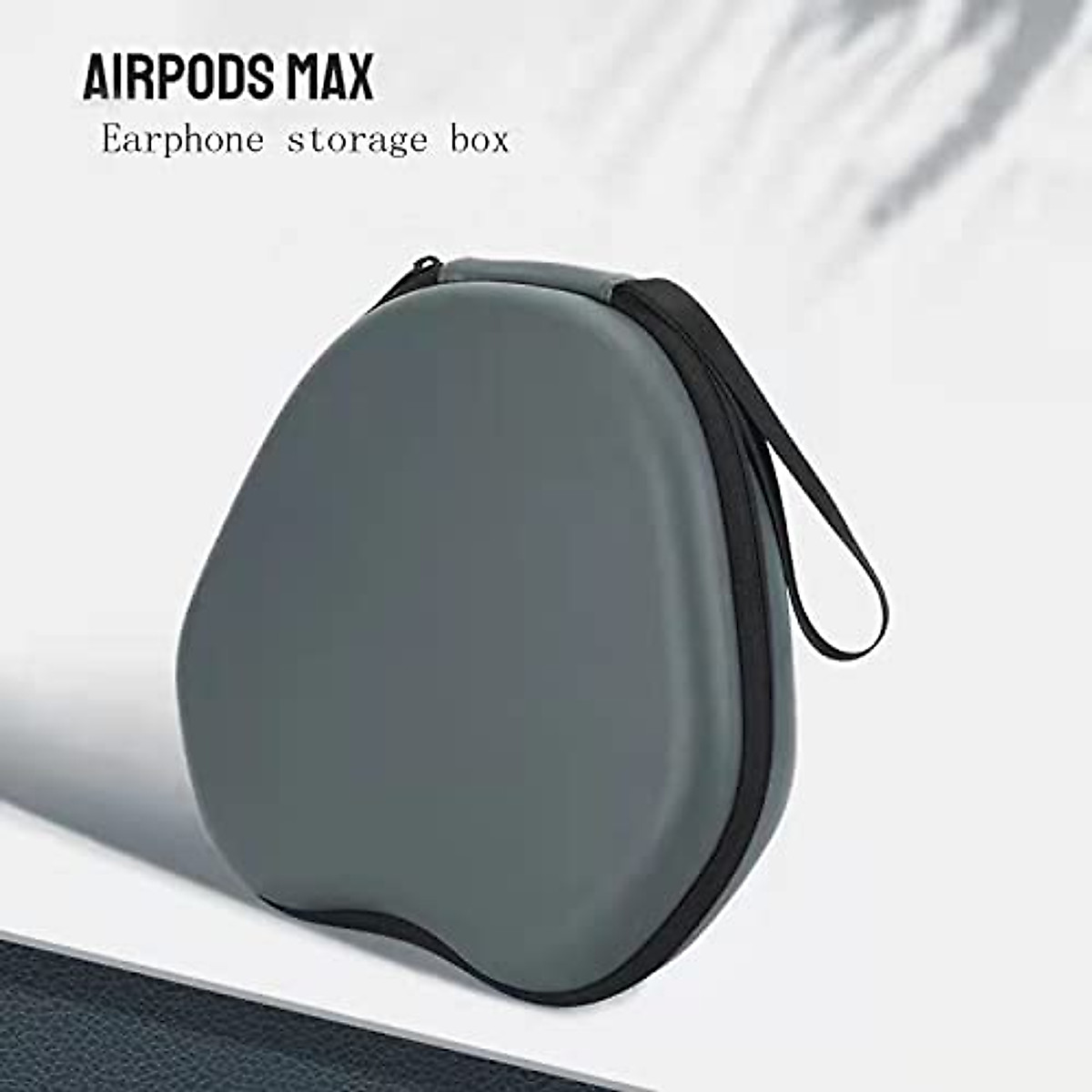 Travel Case for AirPods Max,Hard Carrying Bag Storage AirPods Max Headset PU&EVA&Polyester Portable Storage Box
