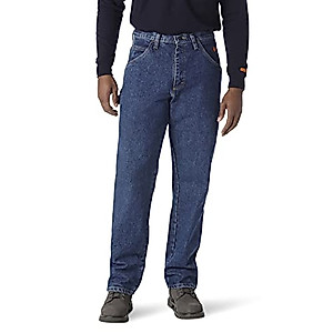 Wrangler Riggs Workwear mens Fr Flame Resistant Carpenter Jean Work Utility Pants, Denim, 31W x 32L US