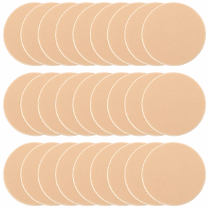 25 Pcs Women's Round Soft Makeup Beauty Eye Face Foundation Blender Facial Smooth Powder Puff Cosmetics Blush Applicators Sponges Use for Dry and Wet