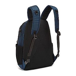 Pacsafe Metrosafe LS350 ECONYL 15 Liter Anti Theft Laptop Daypack/Backpack - with Padded 13" Laptop Sleeve, ECONYL Ocean