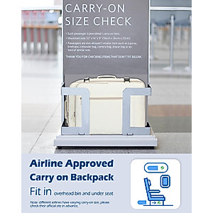 Hynes Eagle Carry on Backpack 38L Large Travel Backpack for Women Flight Approved Weekender Bag Laptop Backpack Men 15 inches Black 2017