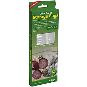 RATSACK Camping Bag Bundle - Ultralight Rodent Proof Dry Bag for Backpacking - Bear Bag Food Storage for Camping with Coghlans Odor Proof & Waterproof Bag, Survival Utility Rope and Carabiner (Medium)