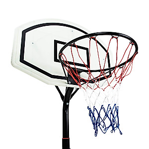 Best View Heavy Duty Indoor & Outdoor Portable Big Size Basketball Hoop & Goal Stand Back Boar for Kids & Adult, Height Adjustable