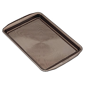 Circulon Nonstick Bakeware Set with Nonstick Cookie Sheet, Bread Pan, Bakings Pan and Cake Pans - 5 Piece, Chocolate Brown