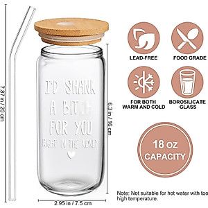 Birthday Gifts for Women Best Friends, Sisters Gifts from Sister, Friendship Gifts for Women, Unique Birthday Gifts for Friends Female Sister Best Friend, Bestie Gifts - 18 Oz Can Glass
