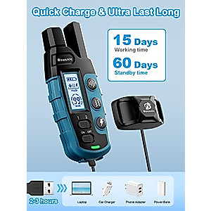 Bousnic Dog Shock Collar 2 Dogs (5-120Lbs) - 3300 ft Waterproof Training Collar for Dogs Large Medium Small with Rechargeable Remote, Beep (1-8) Vibration (1-16) and Humane Shock (1-99) Modes