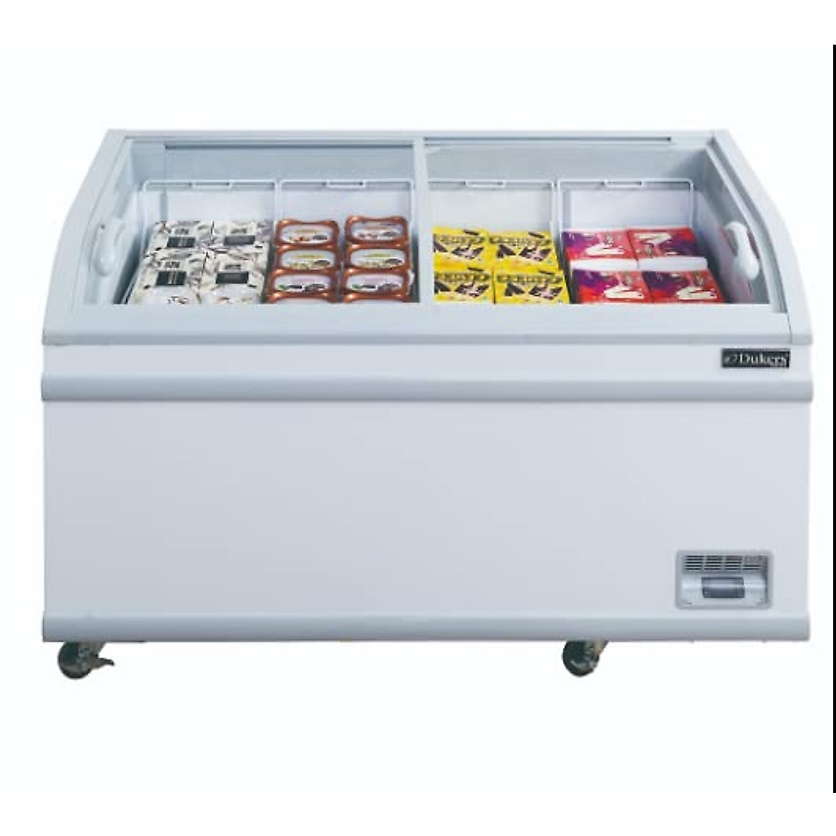 Dukers WD-500Y 56" Commercial Chest Freezer in White 17.6 Cu. Ft
