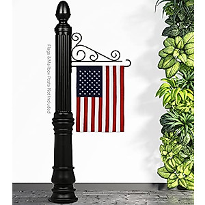 Wall Decor Flag Poles For Outside House Garden Banner Stand Home Decorations Room Tapestries HangingFancy Display Hanger Holder Power Coated Decorative Gifts Flag Accessories 11" x 15"