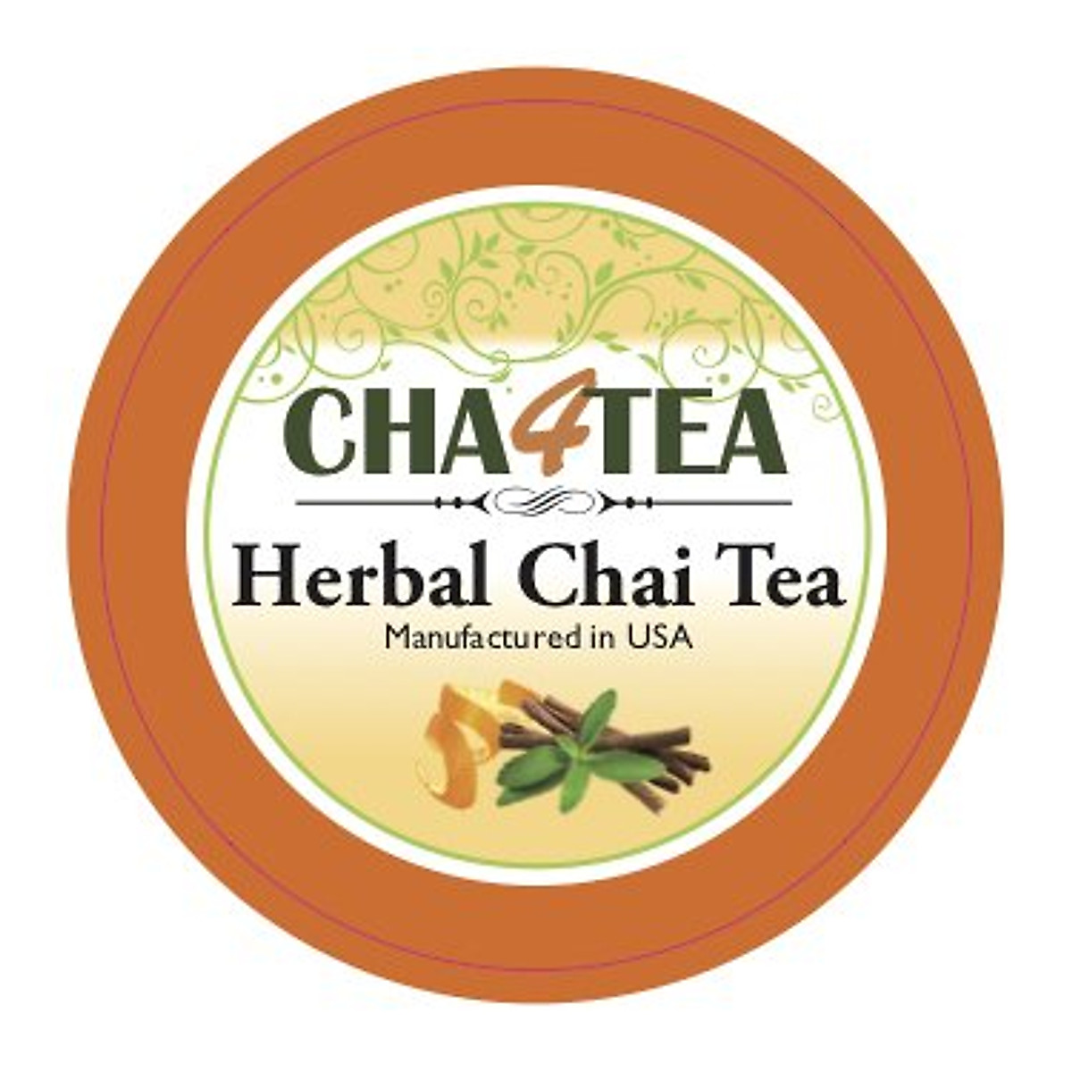 Cha4TEA 36-Count Herbal Chai Tea Pods for Keurig K-Cup Brewers