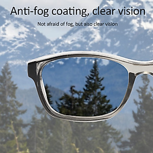 Outray 2 Pack Kids Anti Fog Safety Glasses with Side Shield & Blue Light Blocking Lens Protective Goggles Age 6-12