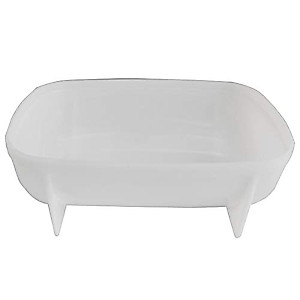 LQ Industrial Hamster Sand Bathroom Pink Plastic Sand Bathroom Bath Pool Cleaning Tool for Chinchilla Ferret Hamster