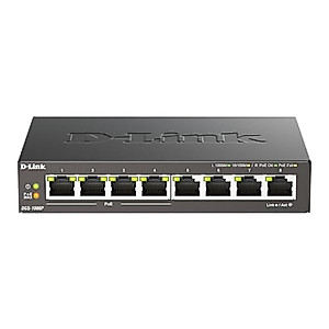 8-Port Gigabit Switch w/PoE
