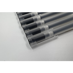 Moma Muji MUJI 0.38mm Black color Gel Ink Cap Type Ballpoint Pen 12 Pieces Set with Original Pen Case,12 Count (Pack of 1)(M00312)