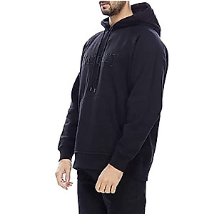 BURBERRY Clarke Black Embroidered Logo Hoodie (as1, alpha, m, regular, regular)