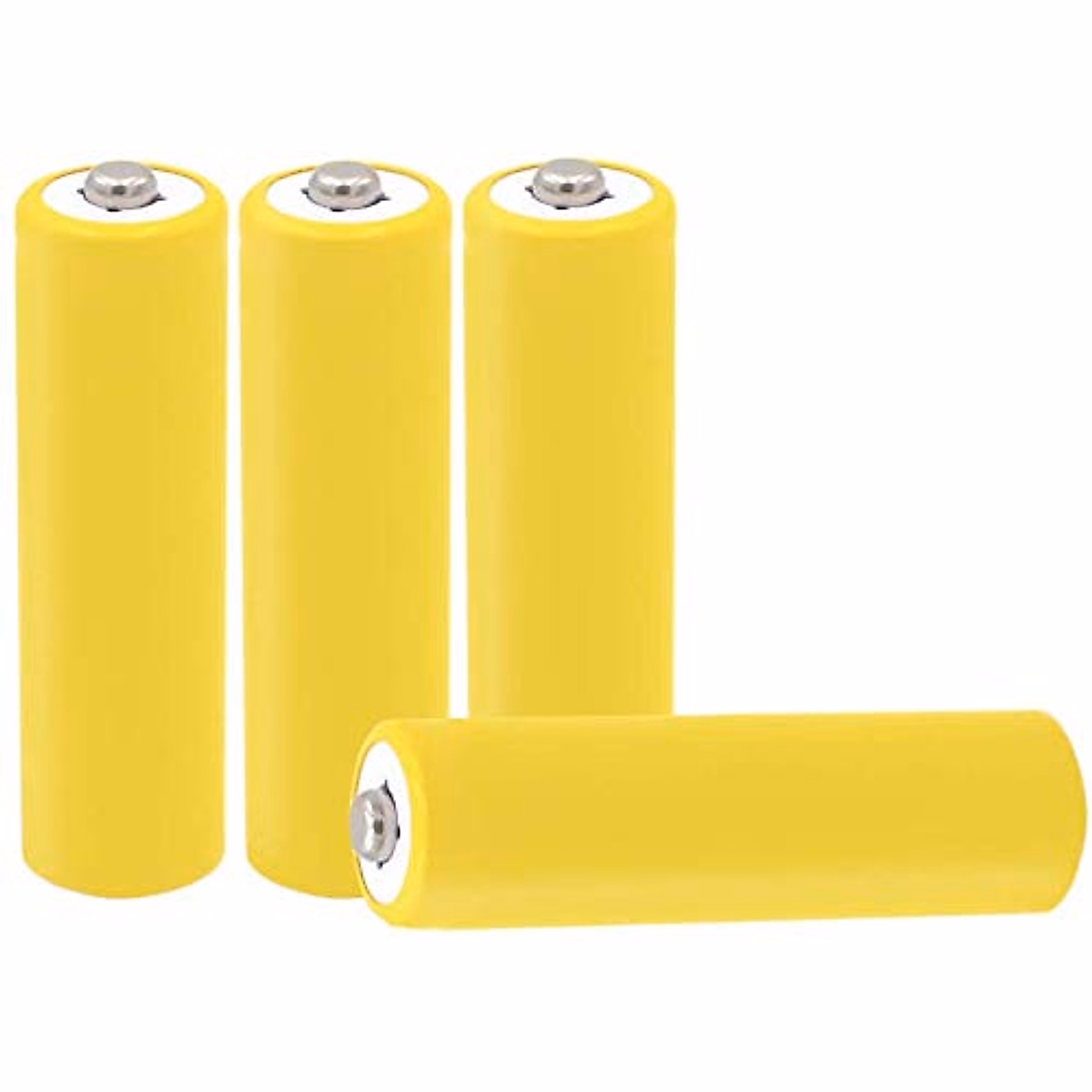 Hisonde 4-Pack AA Battery Placeholder Cylinder AA Size Hot Dummy Fake Battery Setup Shell
