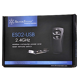 SilverStone Technology Wireless Remote Computer Power/Reset Switch, USB 2.0 9-pin ES02-USB (SST-ES02-USB-USA)
