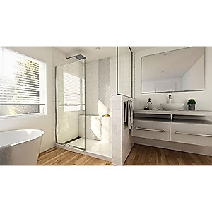 DreamLine Linea 30 in. W x 72 in. H Frameless Shower Screen in Chrome