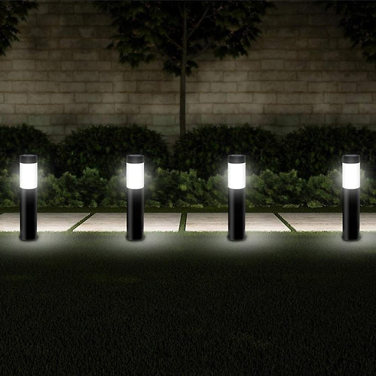 ZHUANYIYI 2 Pieces, Outdoor Solar Lights, Lawn Landscape Lights Inserted in The Courtyard, Waterproof Street Lights for Home Garden Decoration