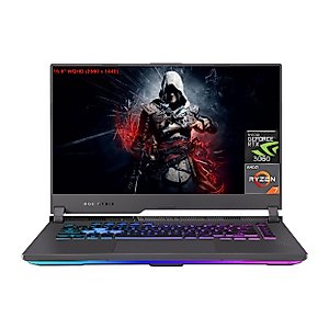 ASUS 2023 Newest ROG Strix G15 Gaming Laptop, 15.6" WQHD IPS 165Hz Display, NVIDIA GeForce RTX 3060, AMD Ryzen 7 6800H (8 core), 32GB RAM, 2TB SSD, Wi-Fi 6E, USB Type-A&C, 4 Zone RGB, Windows 11 Home